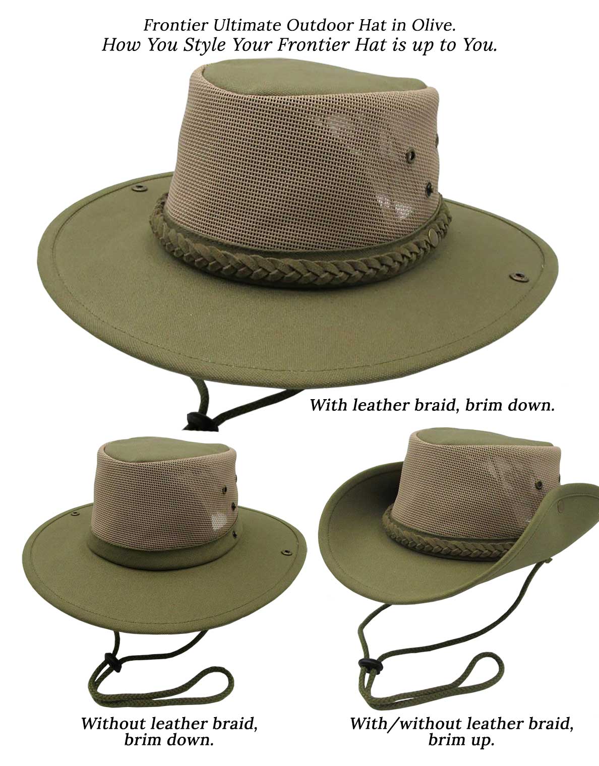Ultimate Sun Hat: Frontier Canvas Hat | The Safari Store