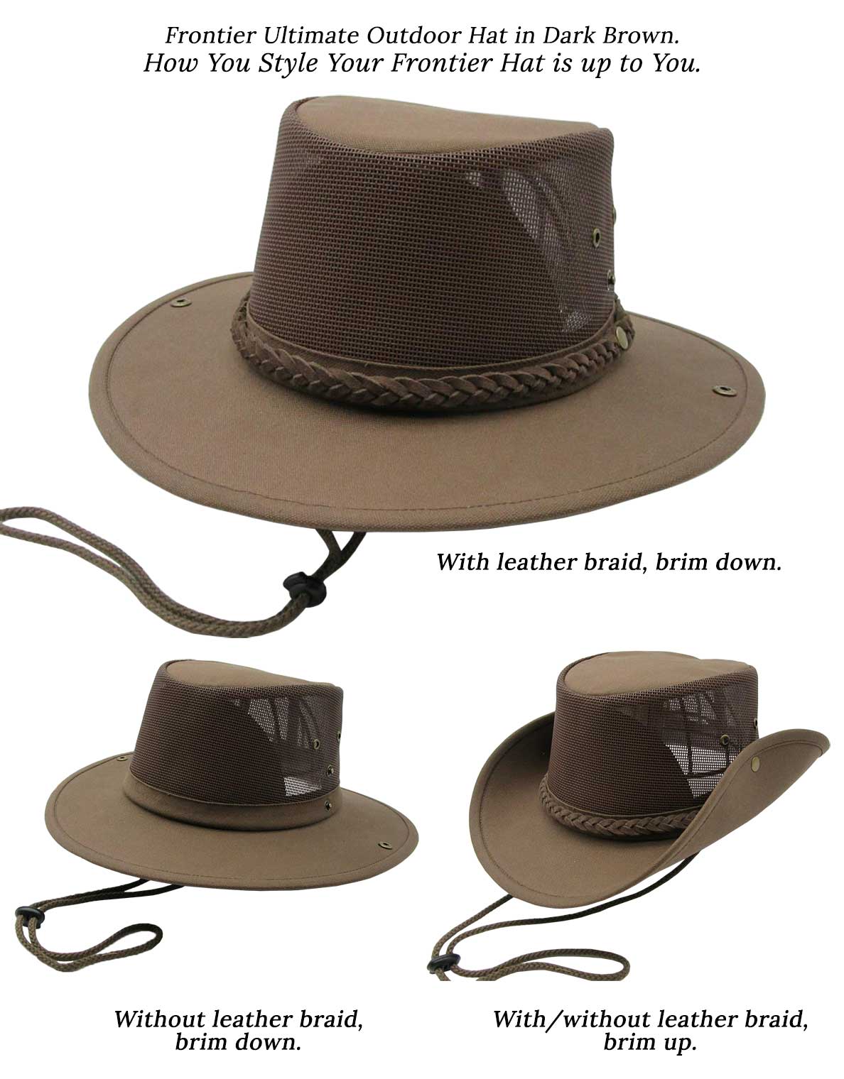Ultimate Sun Hat: Frontier Canvas Hat | The Safari Store