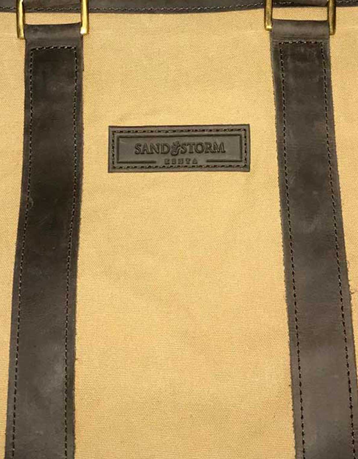 Safari Bags | Sandstorm Bags | Canvas and Leather Tote Bag