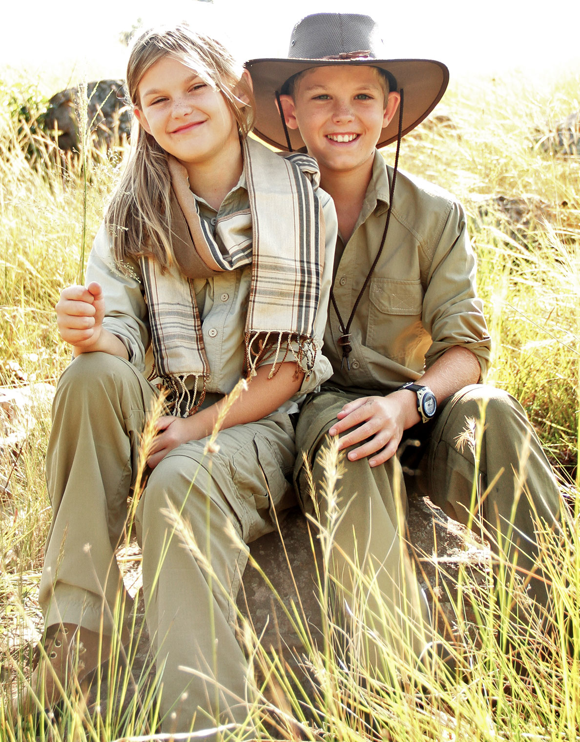 Children’s Anti-Bug Safari Clothing: Kids’ Zip-Off Trousers