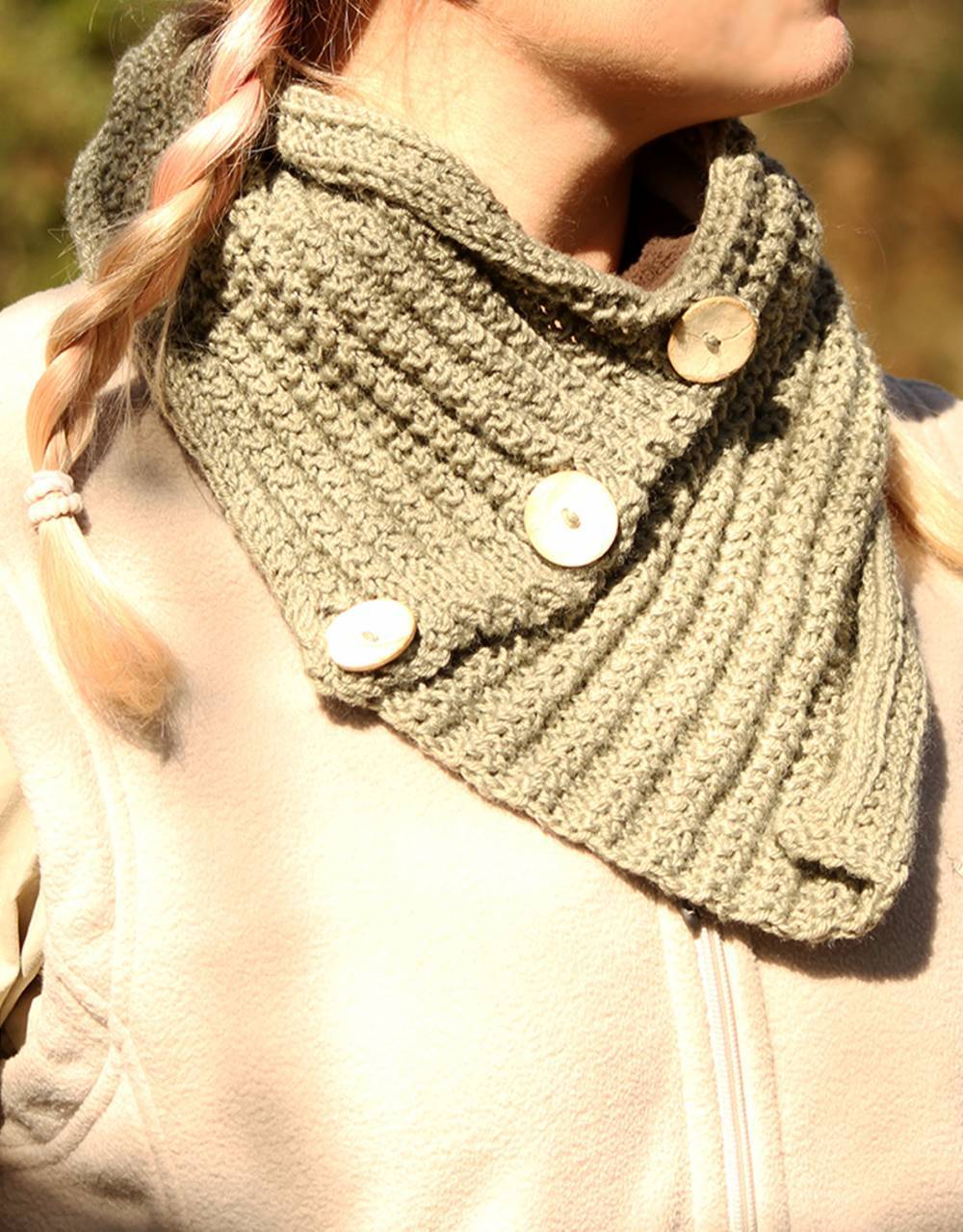 Scarves for Women & Girls | Button Scarf | The Safari Store