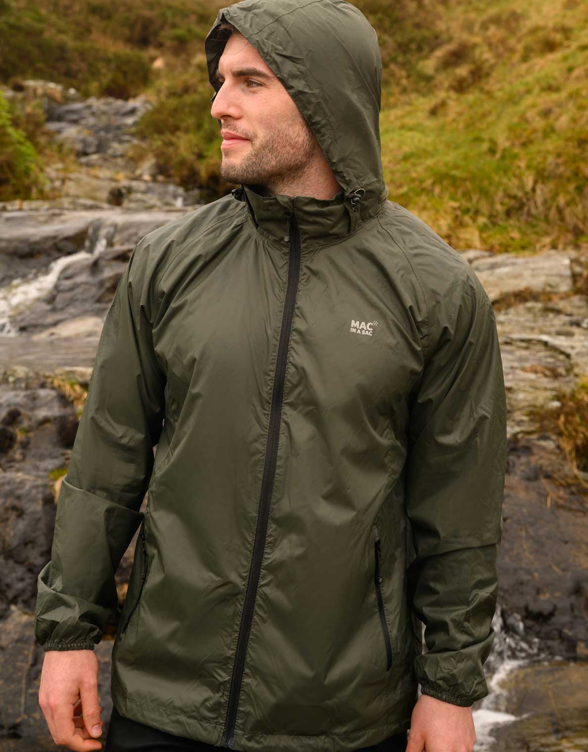 Packable Rain Jacket for Safari | Waterproof Windbreaker