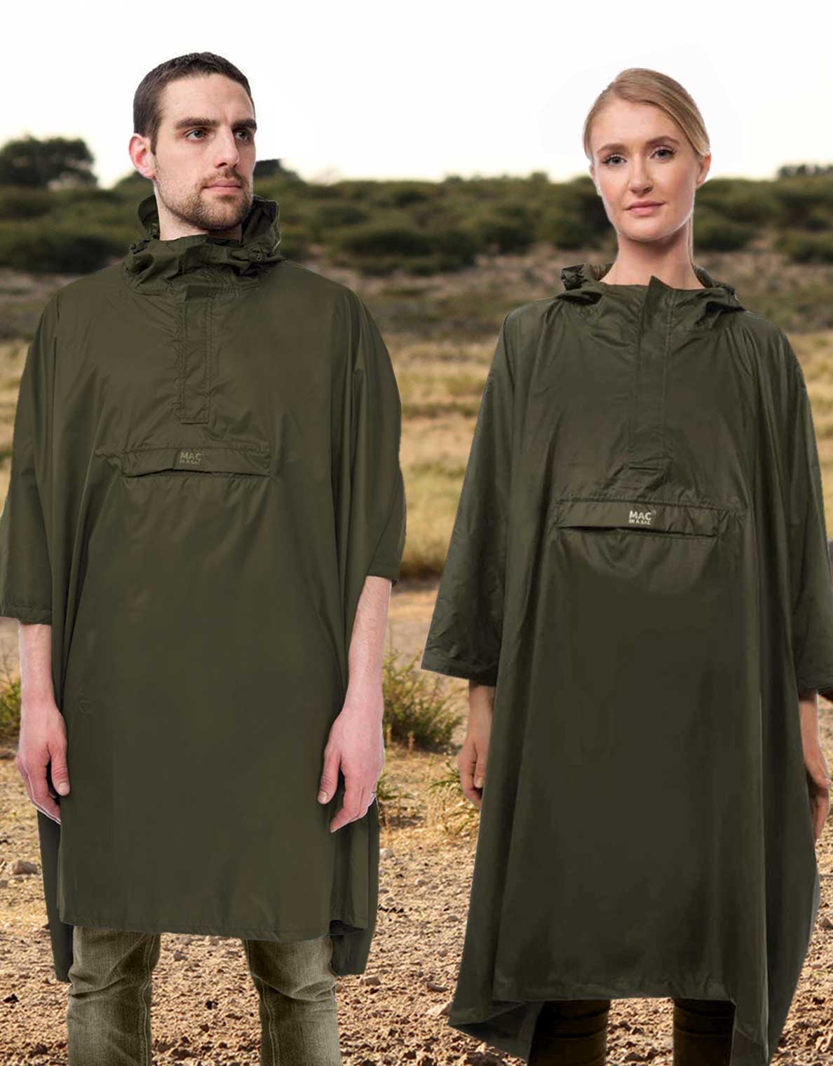 Waterproof Poncho for Men, Women & Kids on Safari